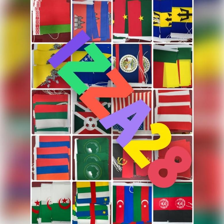 Jual PROMO MERDEKA bendera negara dunia ukuran kecil untuk dimeja ...