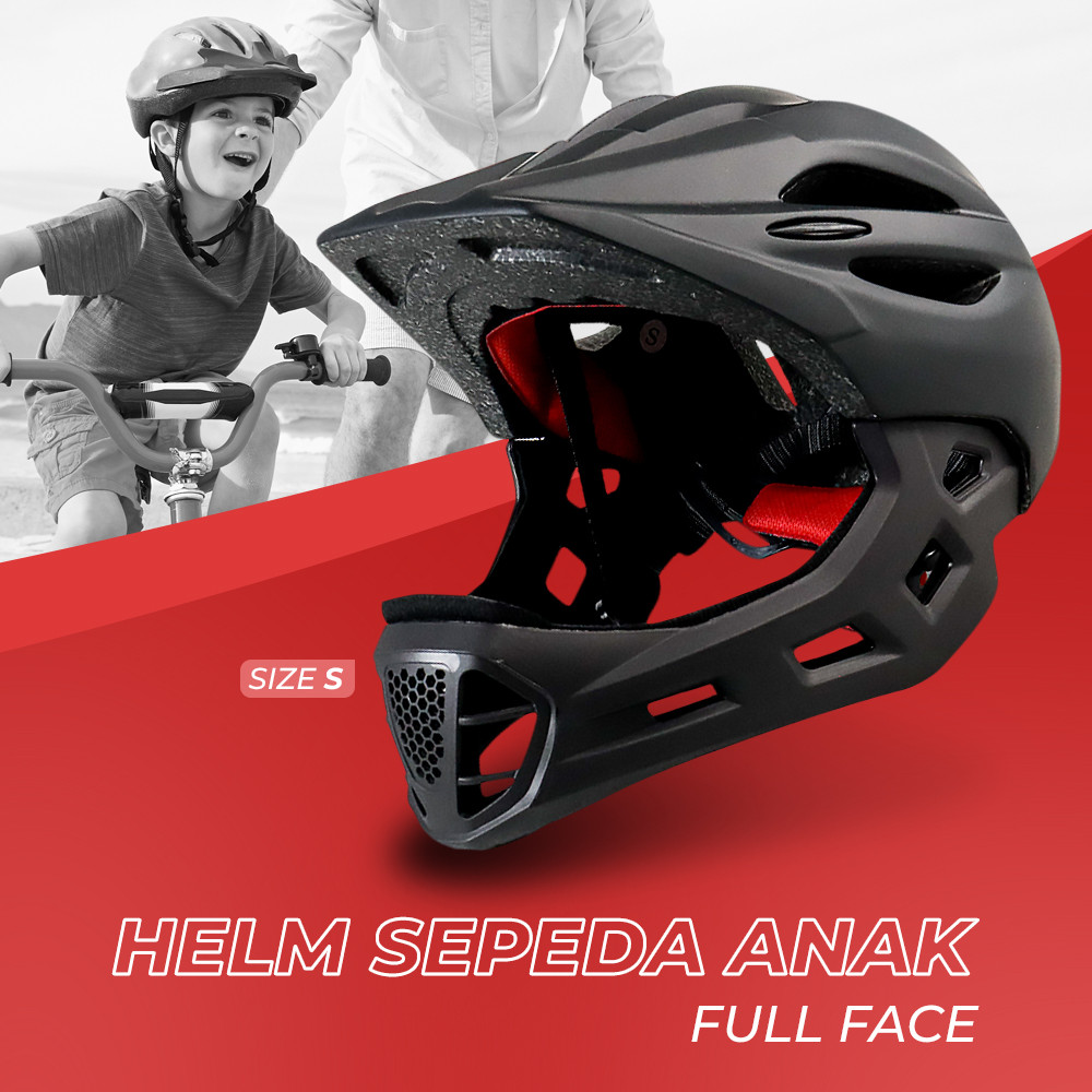 Jual Ftiier Helm Modular Sepeda Anak Full Face Bike Size S - CHF78 ...
