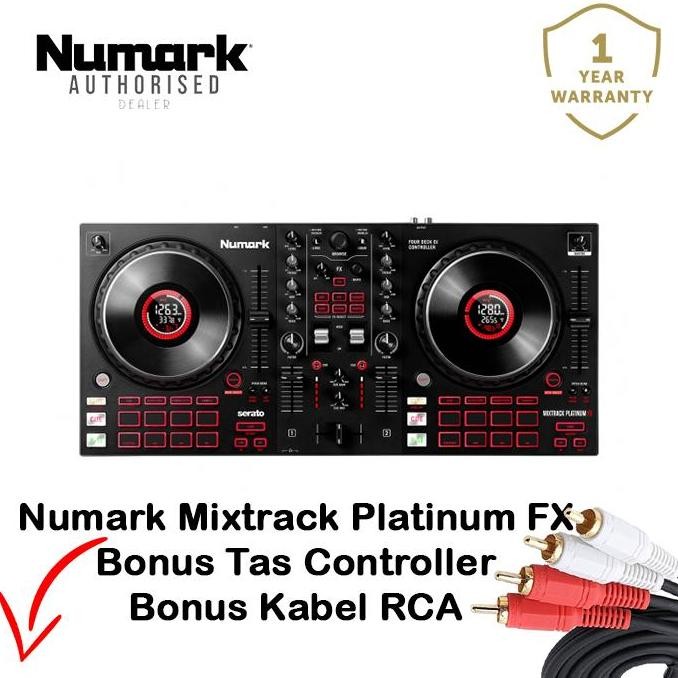 Jual Numark Mixtrack Platinum Fx 4 Deck Dj Controller W/ Jog Wheel ...