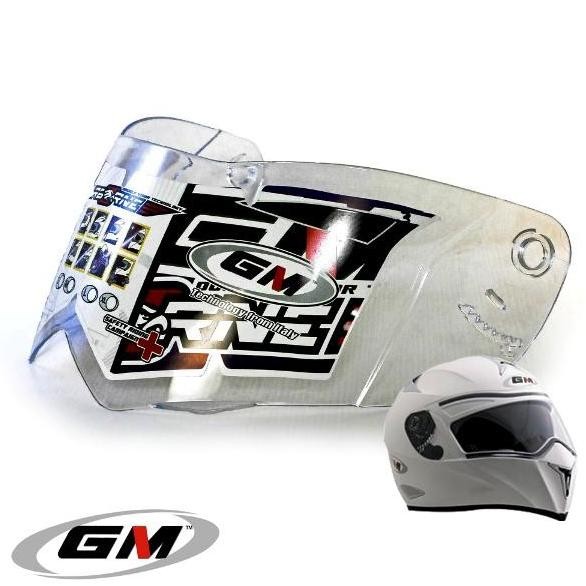 Jual Kaca Helm Gm Airborne Visor Bening Original Transparant Clear ...