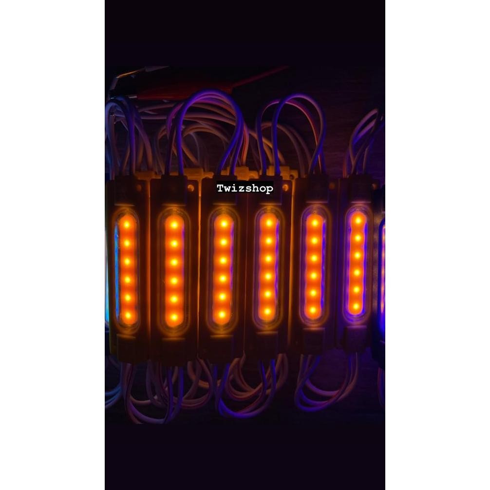 Jual Super Seller Lampu Led Cob 6 Mata Titik 12 Volt 24 Volt / Led Module Cob 6 Mata 12V 24V ...