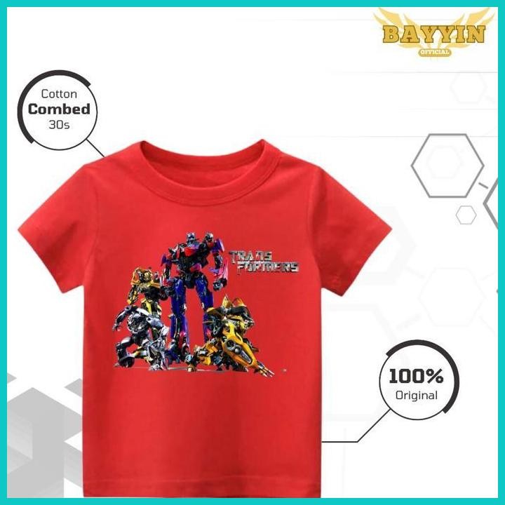 Jual Ori Kaos Anak Custom Nama Combed 30S Gambar Transformer 3 Untuk Anak Dan Hadiah Anak Laki ...