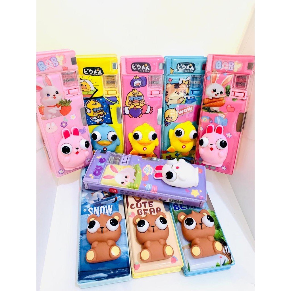 Jual Tempat pensil squishy 3D tiga dimensi / kotak pensil alat tulis ...