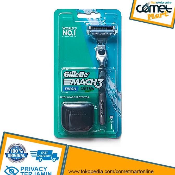 Jual Gillette Mach 3 Gagang Pisau Cukur. Gillete Mach3 Alat Cukur - 1 ...