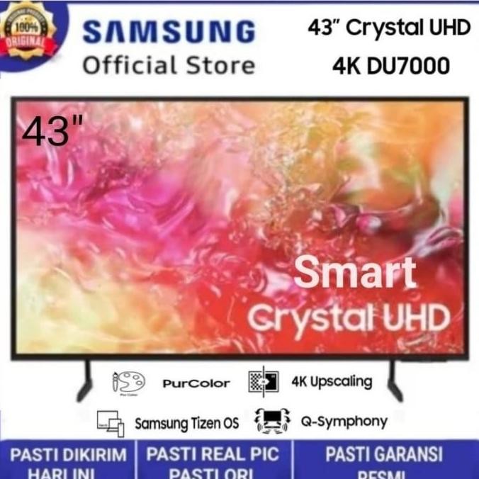 Jual SAMSUNG 43DU7000 / DU7000 CRYSTAL UHD 4K Tizen OS Smart TV 43 Inch - UA43DU7000KXXD ...
