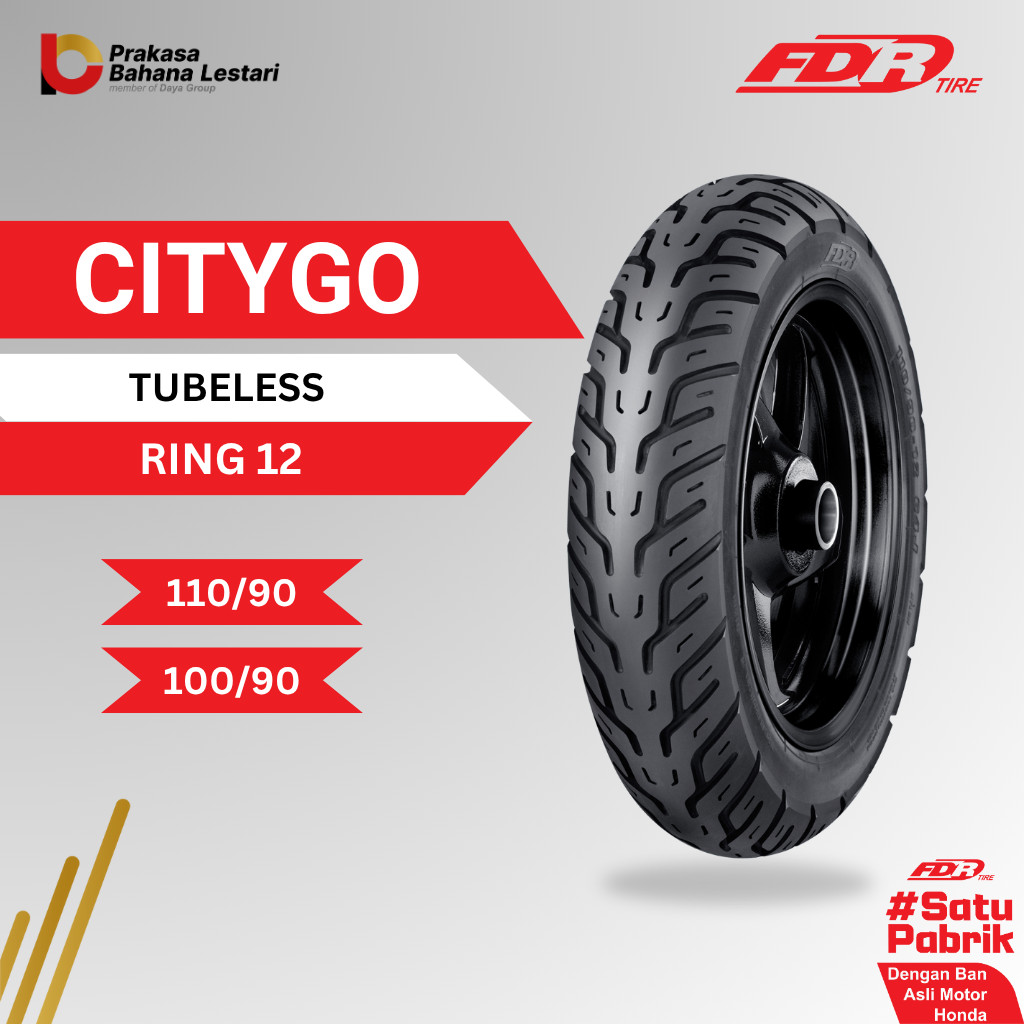 Jual FDR TL CITYGO Ring 12 Ban Motor Tubeless | Shopee Indonesia