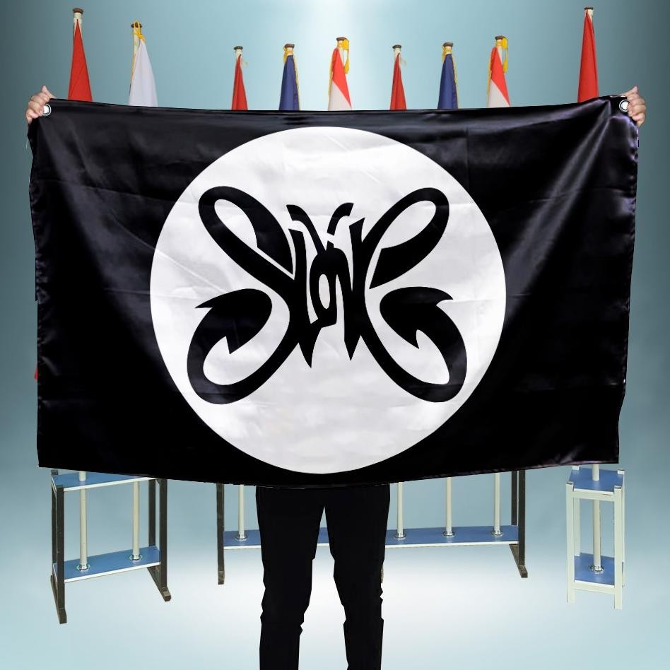 Jual Bendera Slank Anak Mami Anak Malam Merchandise Bahan Satin Peles ...