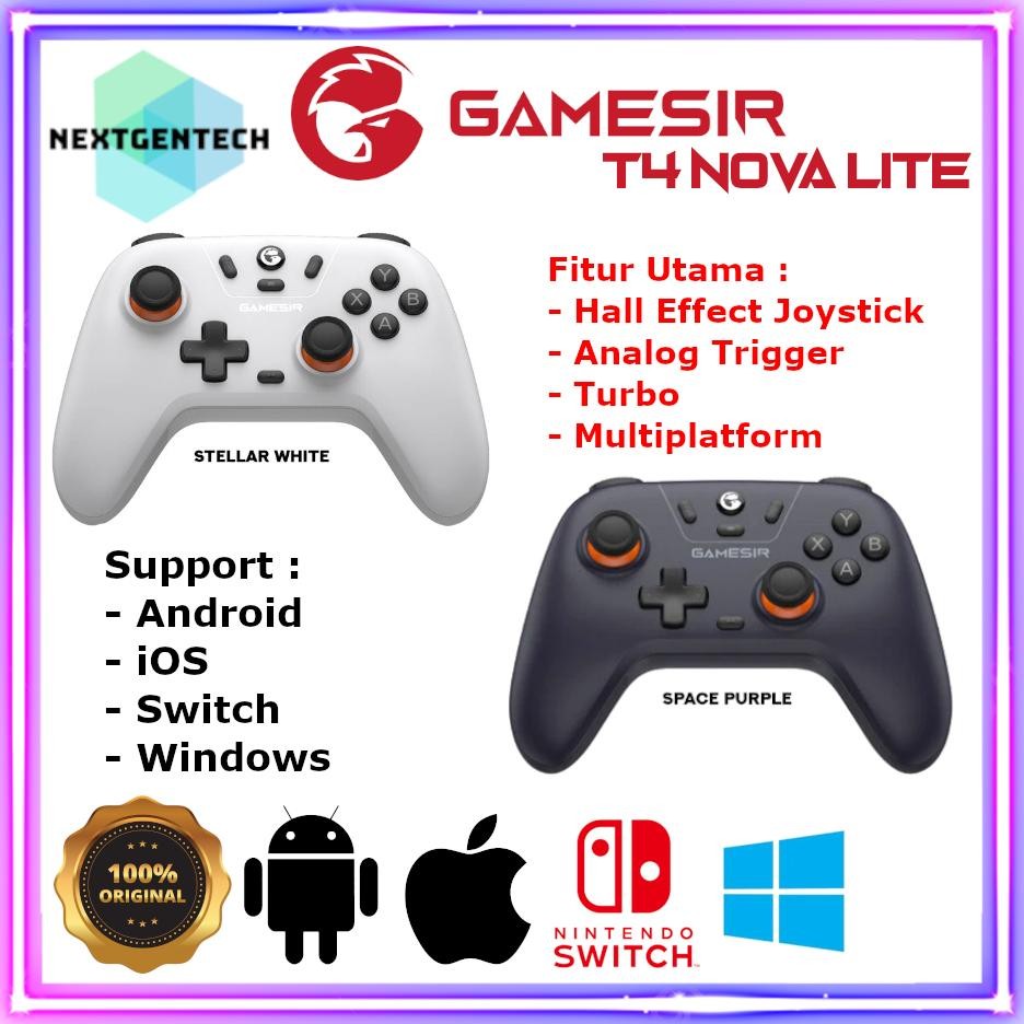 Jual Gamesir T4 Nova Lite Wireless Game Controller Gamepad ...