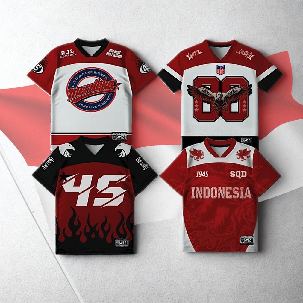 Jual QV21 er-87 JERSEY OLAHRAGA INDONESIA // JERSEY VINTAGE // GARUDA ...