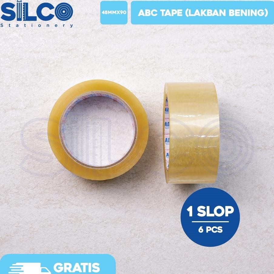 Jual Isolasi Solatape Abc Besar 48Mm X 90 Yard Lakban Bening Lakban ...