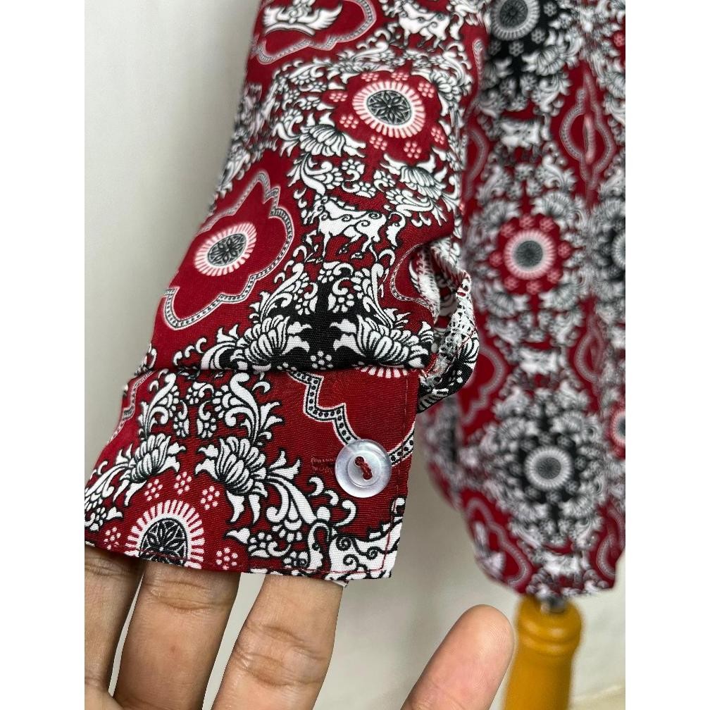 Jual SERAGAM BATIK SD NEGERI LENGAN PANJANG / SERAGAM BATIK SD MERAH ...