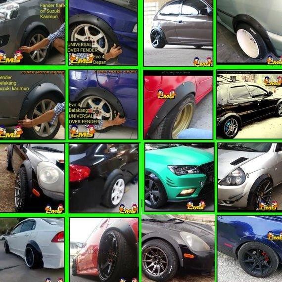 Jual Fender lips universal . over fender universal. fender flares SUV ...