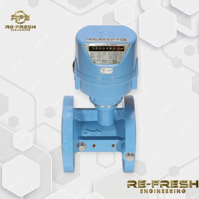 Jual RMG FLOWMETE TURBIN METER TRZ03-K DN 50 PN 16 ORIGINAL DAN ...