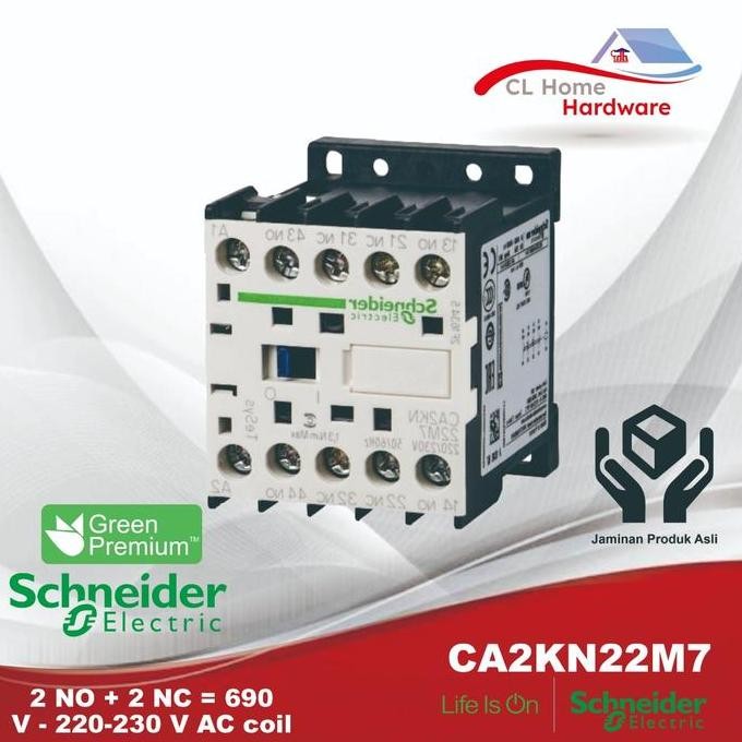 Jual TERBARU - KONTAKTOR / Control Relay CA2KN22M7 SCHNEIDER SNI ...