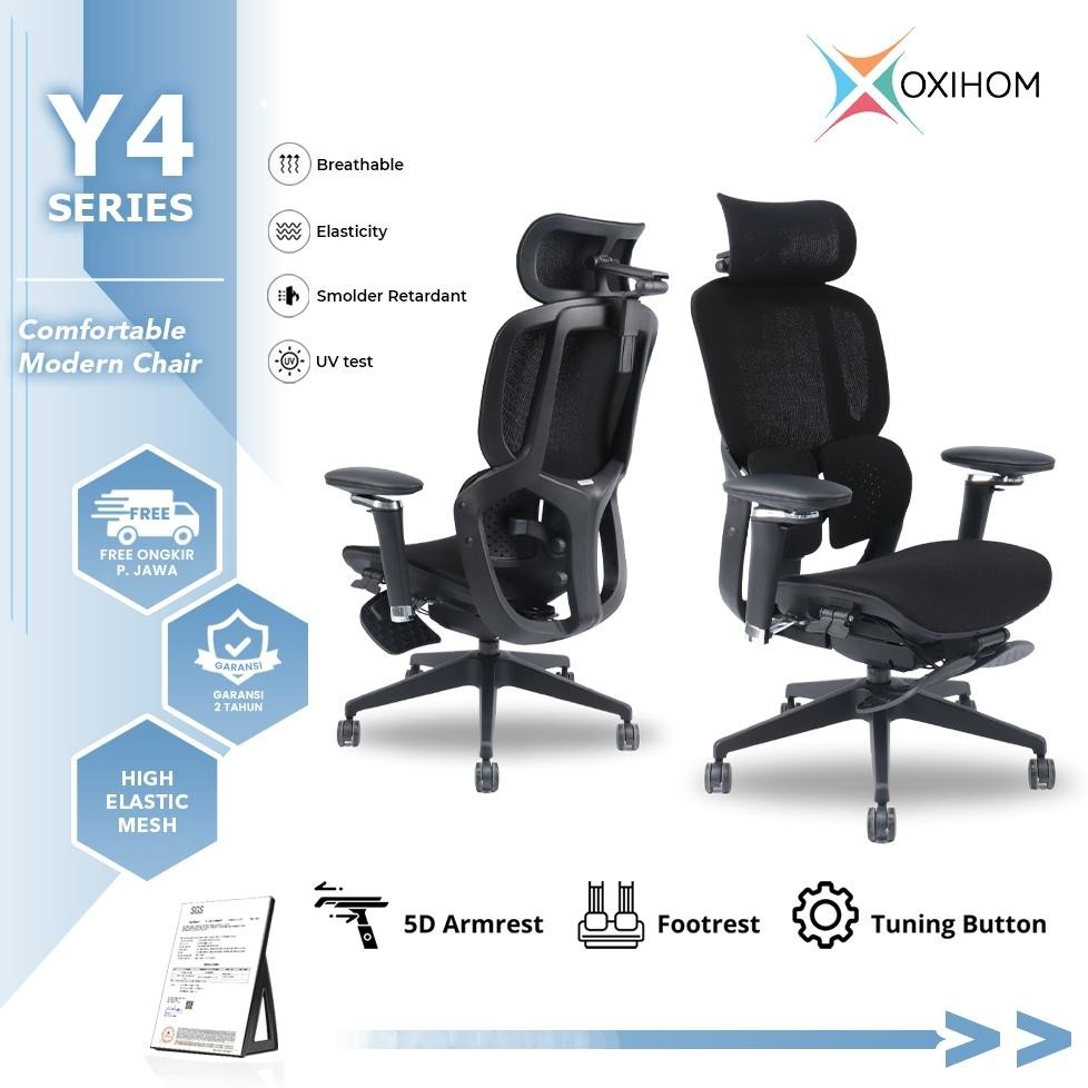Jual Terlaris Oxihom Y4 Kursi Mesh Kursi Kantor Kursi Kerja Kursi ...
