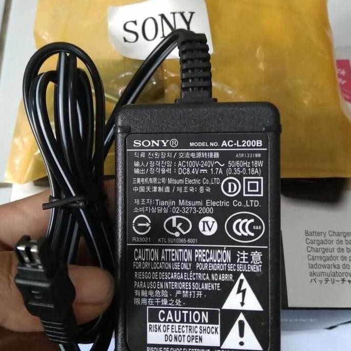 Jual HARGA DISC - Charger Adapter SONY AC-L200B. AC-L200 For Handycam ...