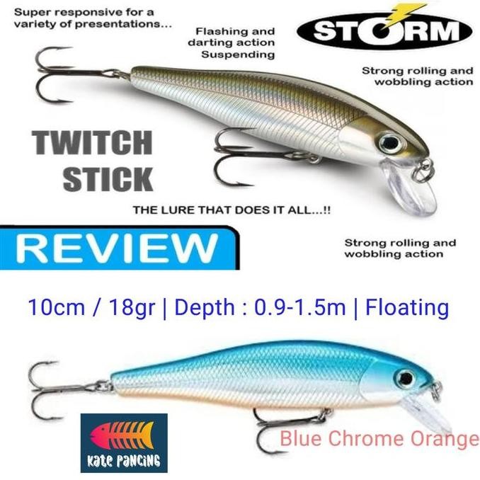 Jual BEBAS ONGKIR - Umpan STORM Twitch Stick 10cm/18g - Umpan Lure ...