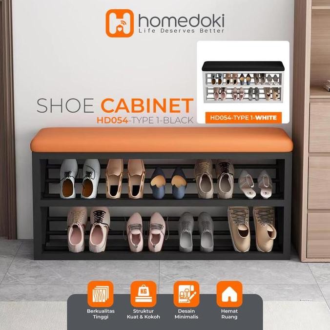 Jual Rak Sepatu Duduk/Rak Sepatu Sofa/Bangku Rak Sepatu/Lemari Sepatu ...
