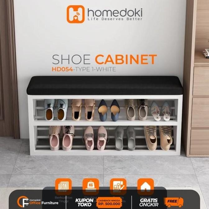 Jual Bangku Rak Sepatu/Rak Sepatu Duduk/Rak Sepatu Sofa/Lemari Sepatu ...