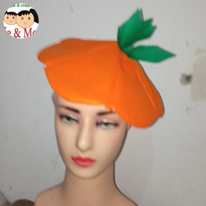 Jual ^%^%^%^%] topi jepit pumpkin all size spunbond labu spooky costume ...
