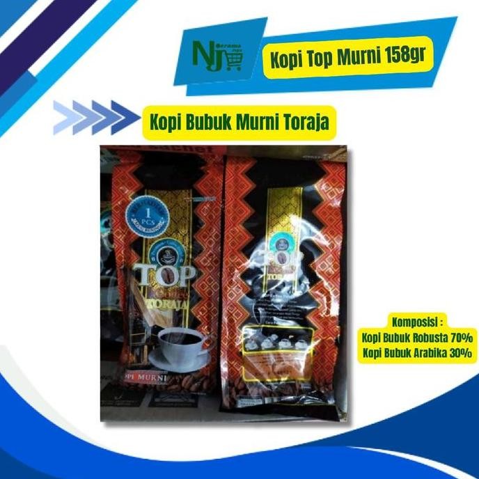 Jual TOP Kopi Murni 158gr Tanpa Gelas | Shopee Indonesia