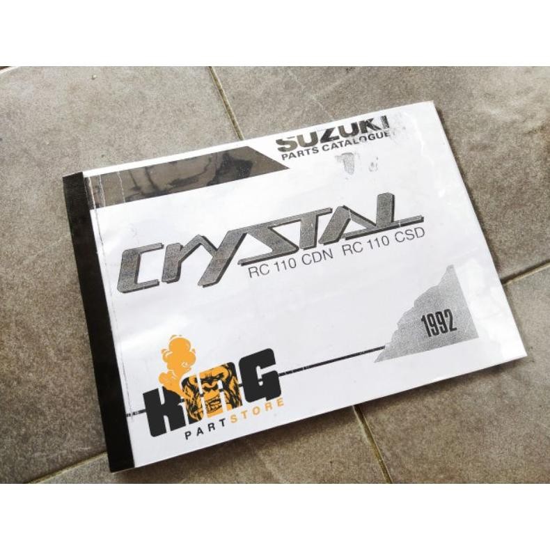 Jual BUKU PANDUAN KATALOG SUZUKI RC110 CDN CSD CRYSTAL ORIGINAL ...