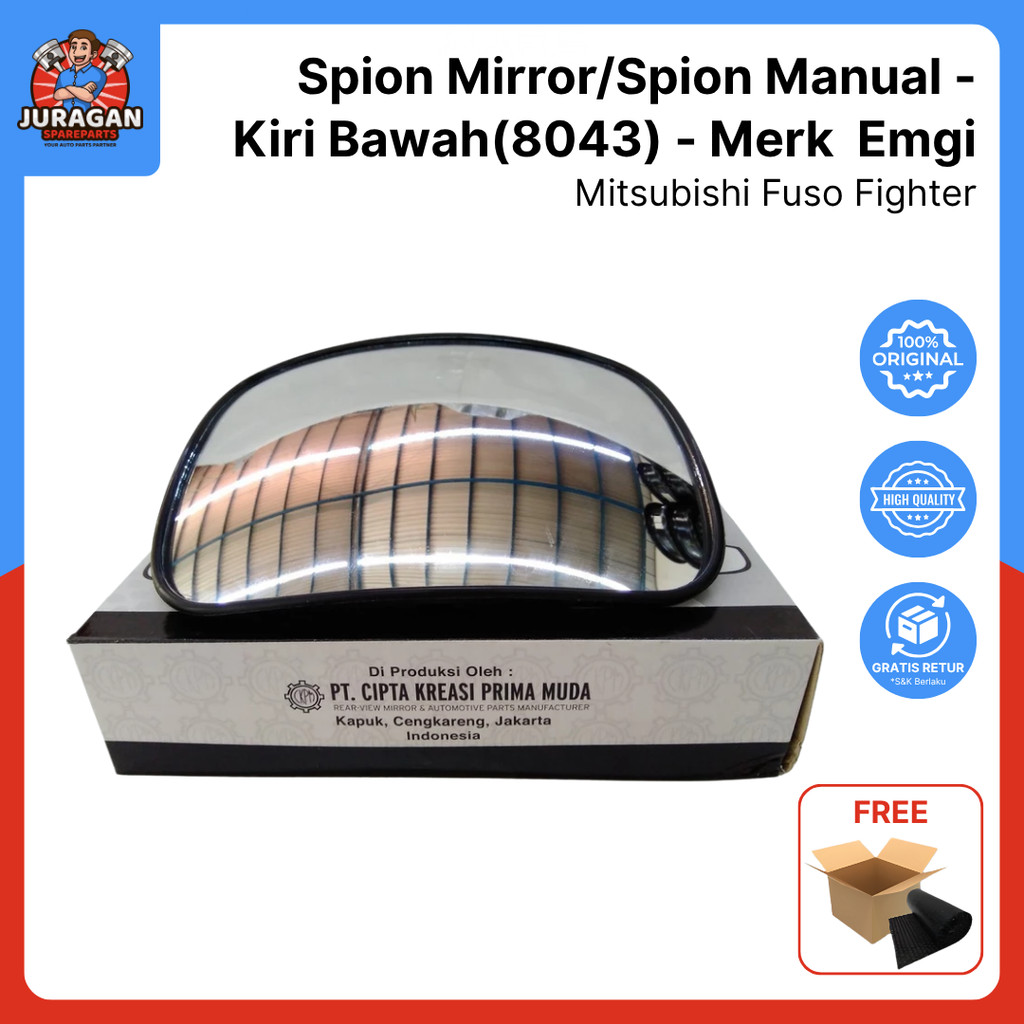 Jual Spion Mirror Mitsubishi Fuso Fighter - Kiri Bawah - Emgi 8043 ...