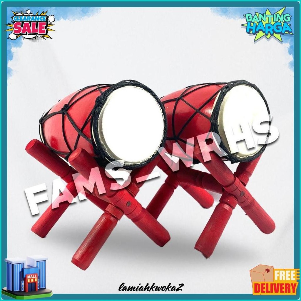 Jual Fams Wrhs Gendang Mainan Anak Gendang Jawa Alat Musik Tradisional ...