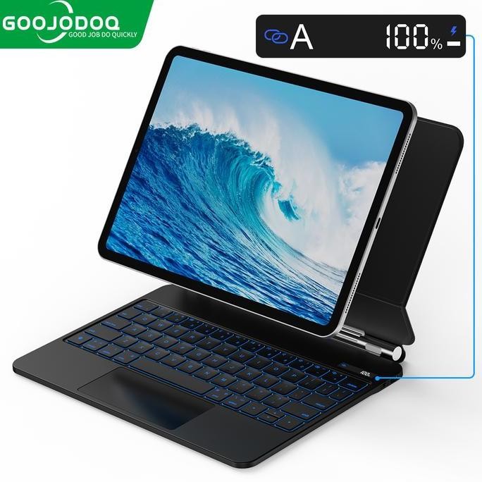 Jual Goojodoq 2023 Magic Keyboard Gen 4 W Lcd Display For Ipad Pro 11 ...