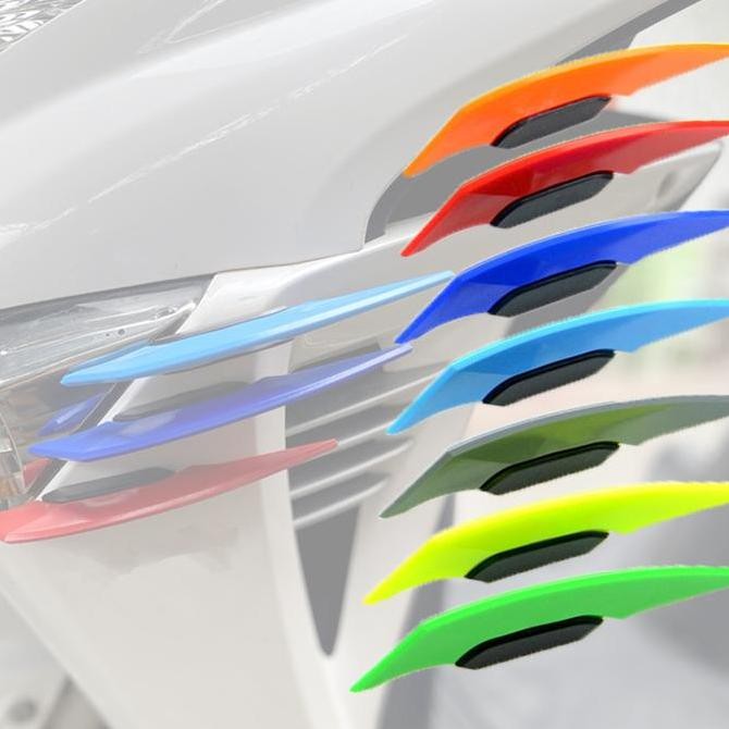 Jual Motorcycle Winglets Fairing Side Spoiler Wind Wing Stickers For ...