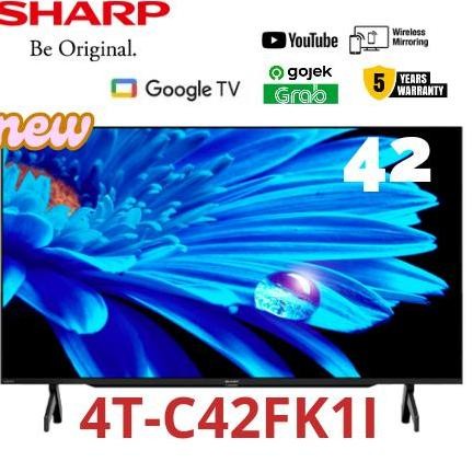 Jual Sharp smart google tv 4T-C42FK1I 4K UHD | Shopee Indonesia