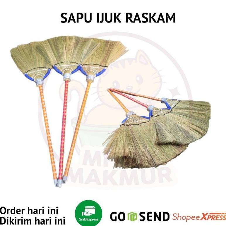 Jual Sapu Ijuk Raskam / Sapu Ijuk Rumput / Sapu Lantai / Sapu Jadul ...