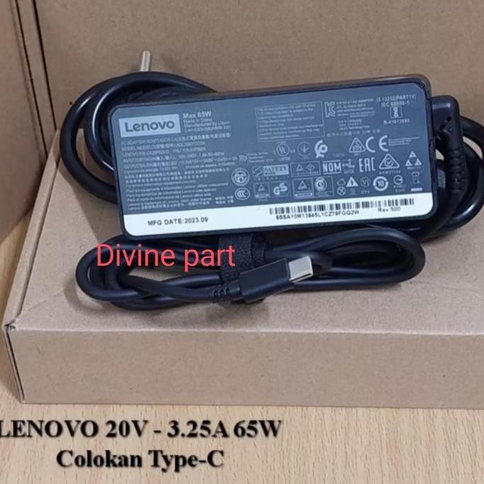 Jual Adaptor Charger Lenovo Thinkpad X380 X390 X395 T490 T490S Type C ...