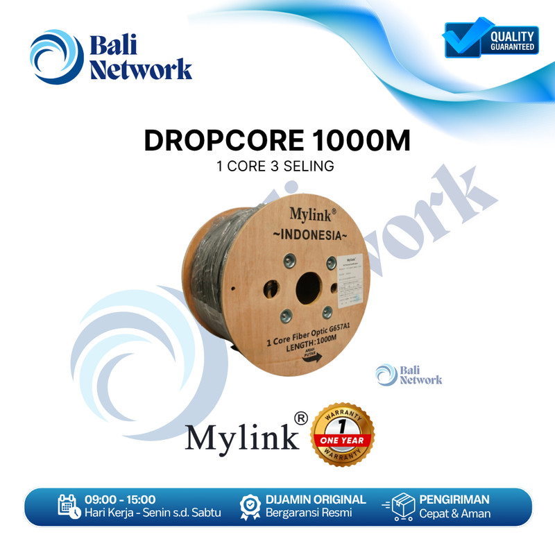 Jual MYLINK DROPCORE 1 CORE 3 SELING FIBER OPTIC G657A1 1 KM / 1000M ...
