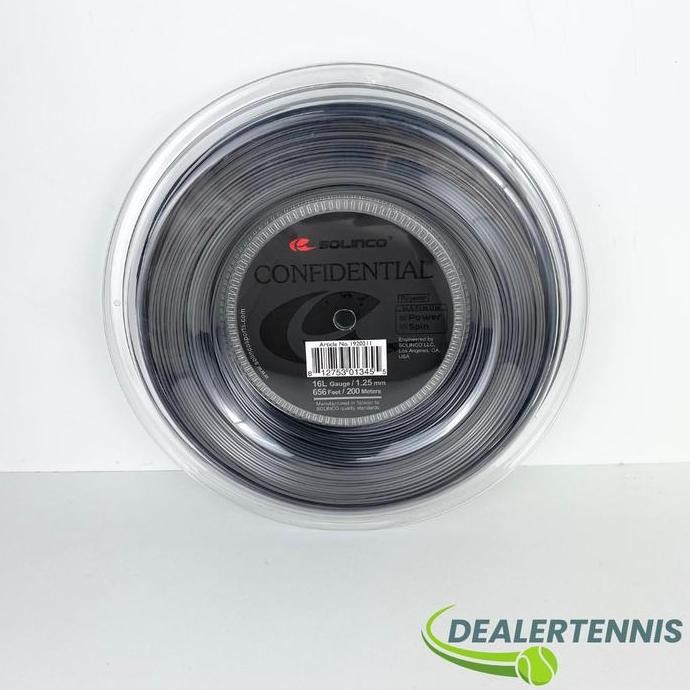 Jual String Tennis String Solinco Confidential - 100% Original | Shopee ...