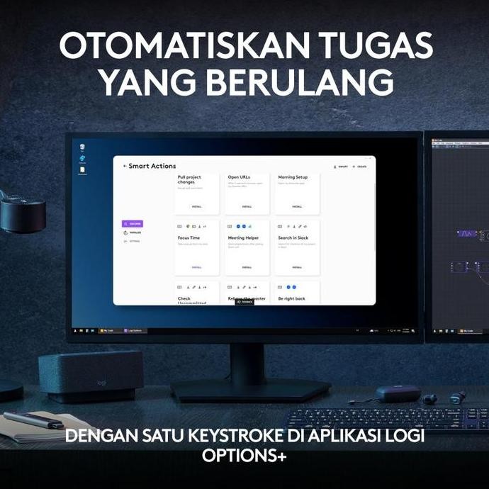 Jual ready Keyboard Mouse Logitech MX Keys S Combo Silent Wireless ...