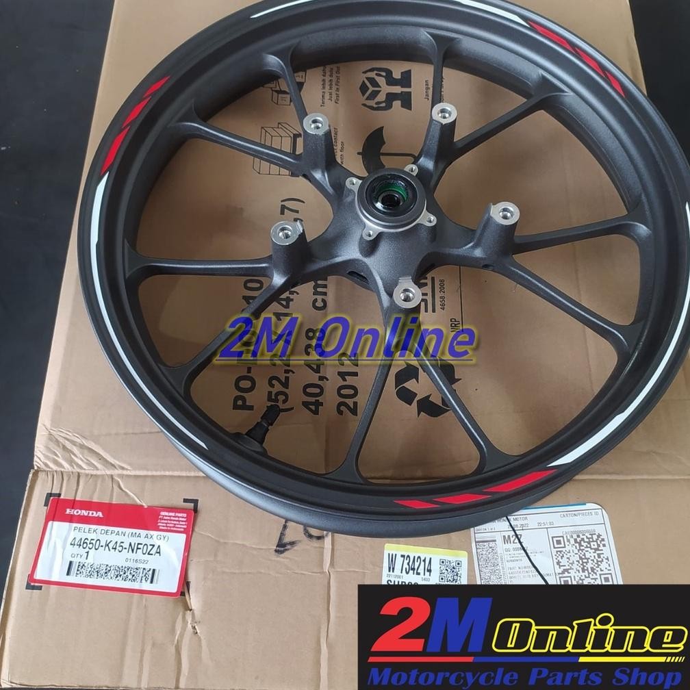 Jual 44650K45NF0ZA Velg CW CBR150R LED K45G K45N Depan Mat Axis Grey ...