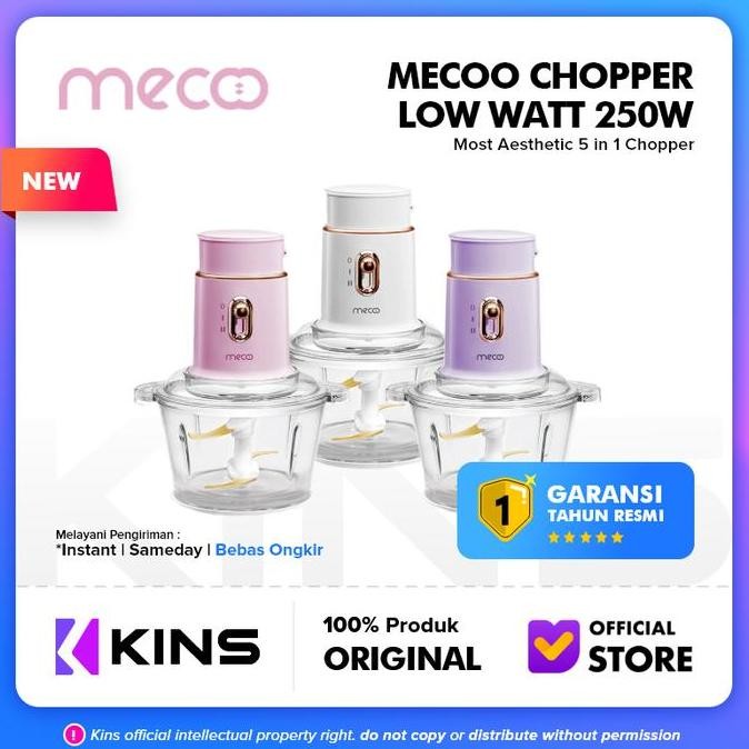 Jual Mecoo Most Aesthetic 5 in 1 Chopper Antibacterial Odorless Chopper ...
