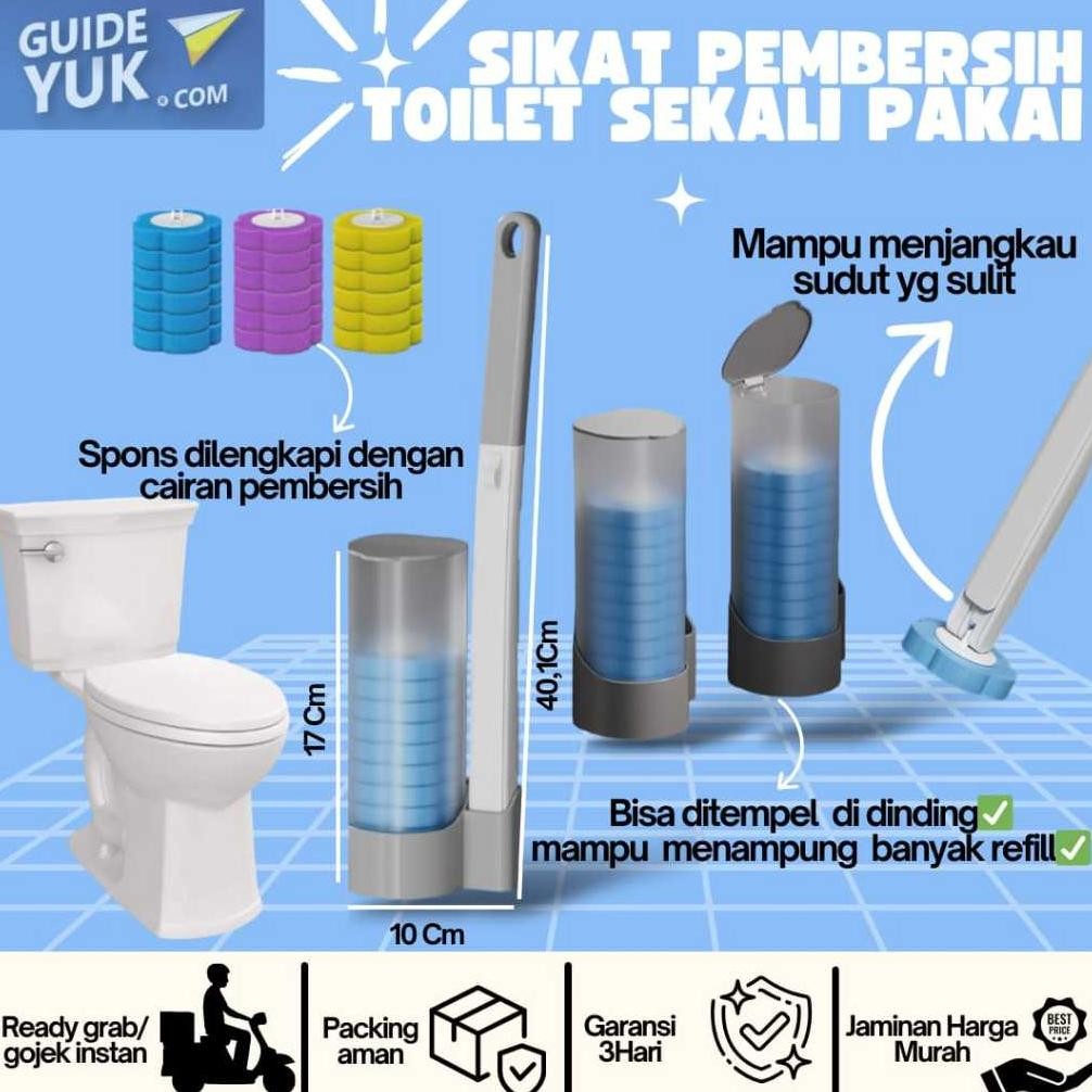 Jual Special Pembersih Toilet Bowl Sekali Pakai / Wc Sikat Kamar Mandi ...