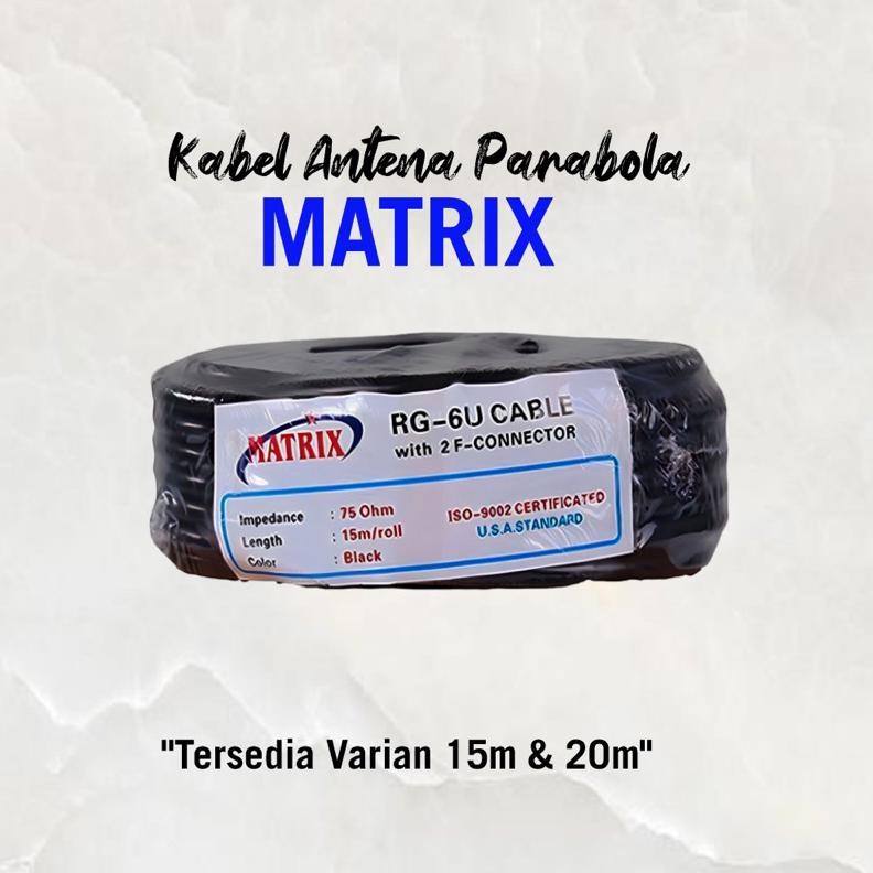 Jual Kabel Antena Parabola Matrix 15 Meter & 20 Meter DiM | Shopee ...