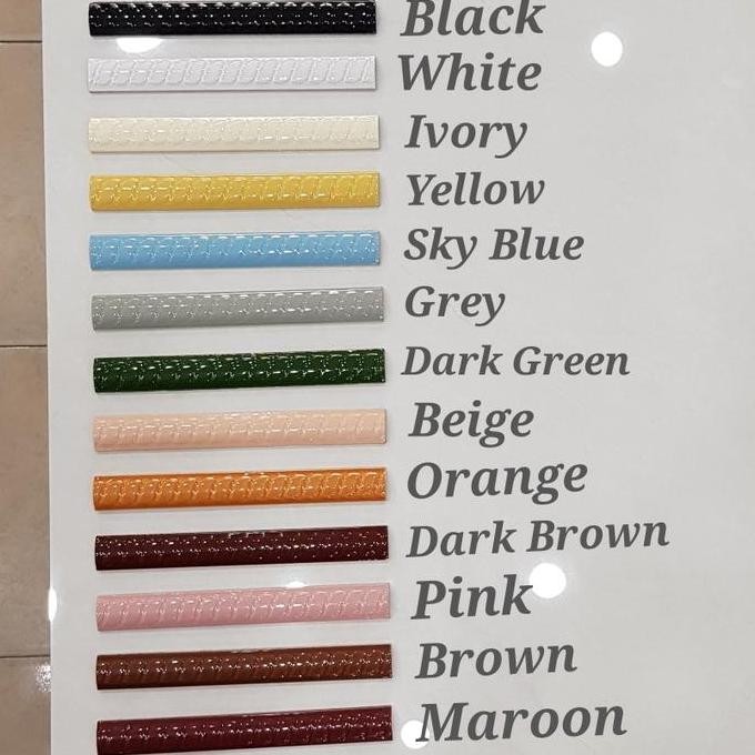 Jual List keramik / kuku macan / bon-bon keramik / bon bon motif ulir 20cm | Shopee Indonesia