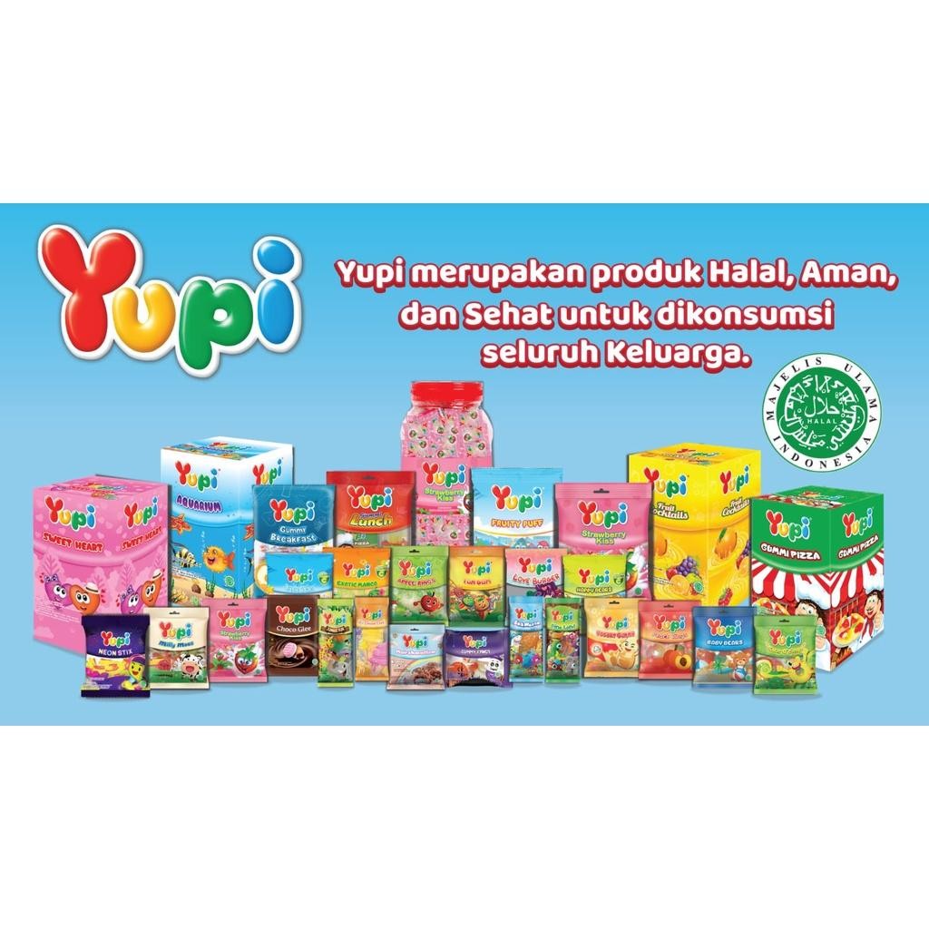 Jual Lm [Berkah] Permen Yupi All Varian Rasa Isi 24 Pcs Per Box Baby Bear / Little Star / Gummy ...
