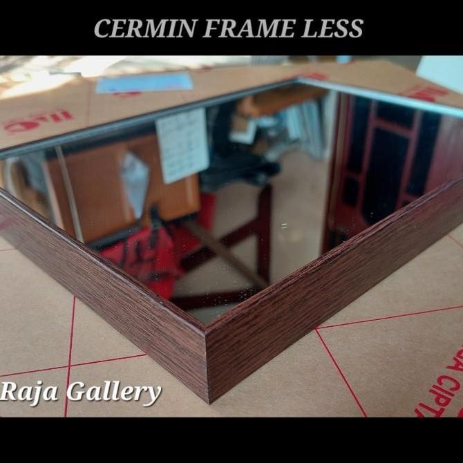 Jual Custom Ukuran - Cermin Frame Less Gantung Dinding Minimalis Panel ...