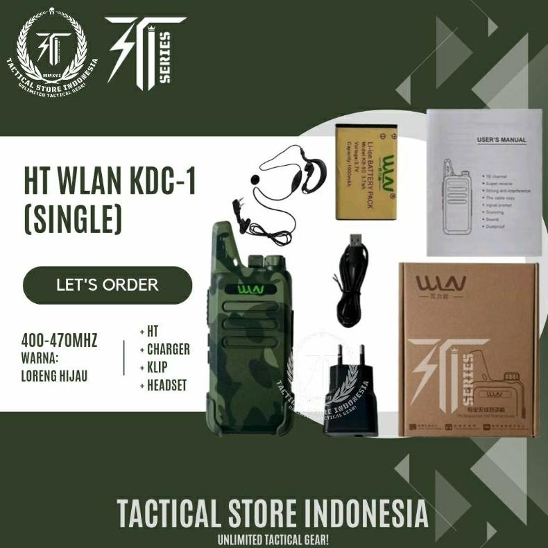 Jual HT WLAN / HANDY TALKIE WLN KD C-1 SINGLE + BONUS HEADSET HT ...