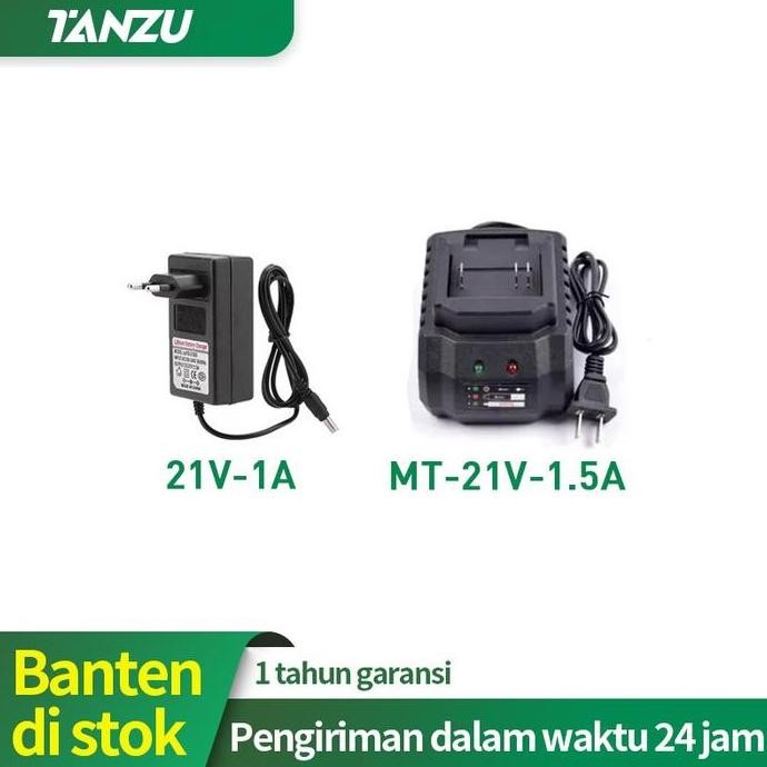 Jual Diskon! Charger Baterai Tanzu 21V Untuk Peralatan Elektronik Power ...