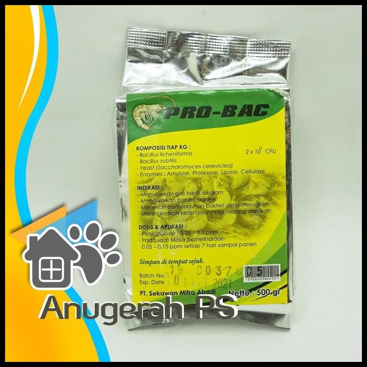 Jual Probiotik Ikan Bacillus Probac 500 gram | Shopee Indonesia
