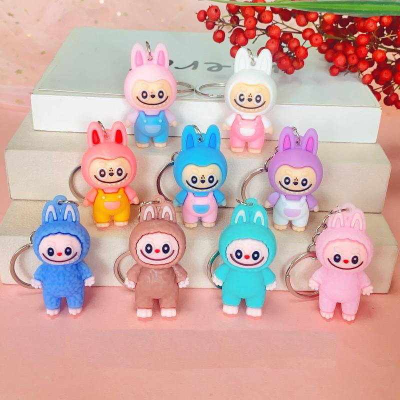 Jual GANTUNGAN KUNCI KARAKTER LABUBU / KEYCHAIN RUBBER LABUBU | Shopee ...