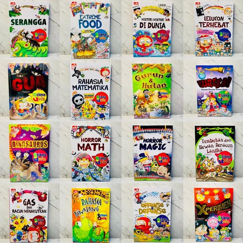 Jual Komik Edukasi Educomics Science Quiz Serangga / Extreme Food ...