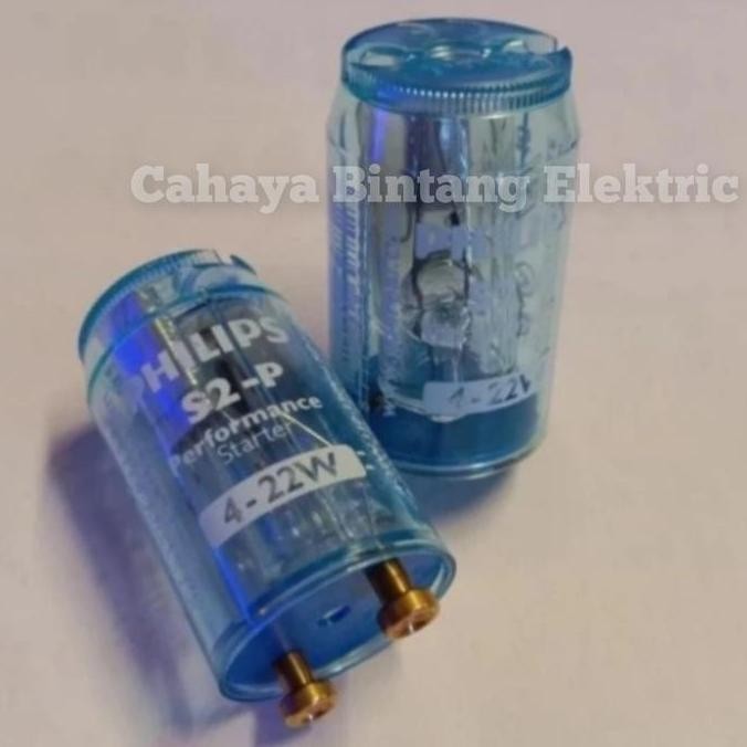 Jual Philips Stater Lampu Tl S2-P Starter Neon 4-22W Ukuran S2P S-2 1 ...