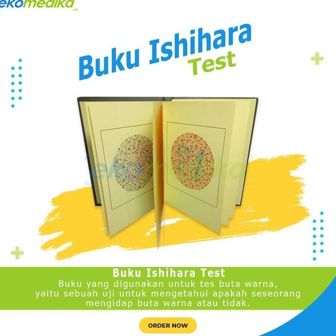 Jual Produk Baru!! Buku Tes Buta Warna Ishihara - Buku Resmi ...